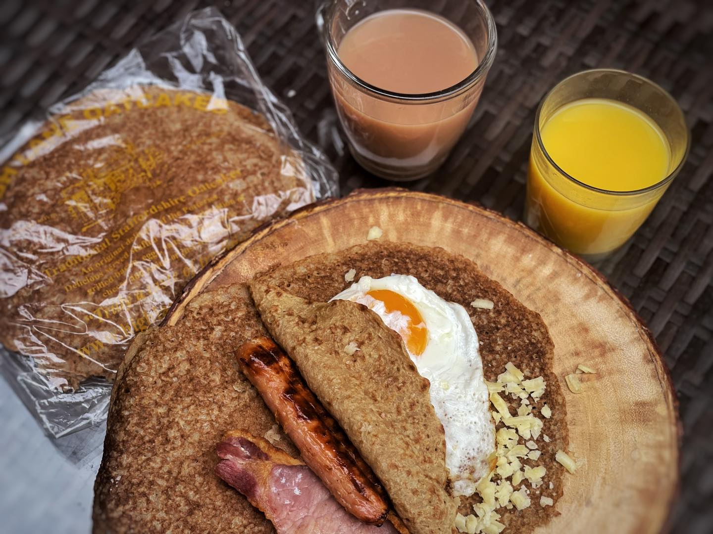 Sausage, Egg & Cheese Filling - Povey's Oatcakes